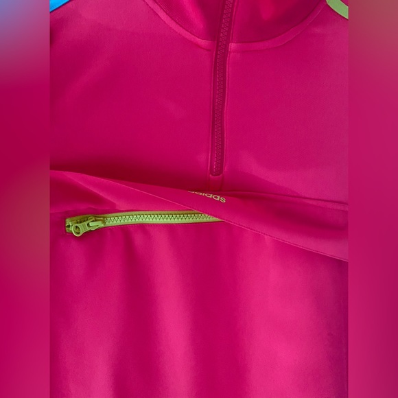 adidas | Jackets & Coats | New Adidas Tracker Jacket Hot Pink Neon ...